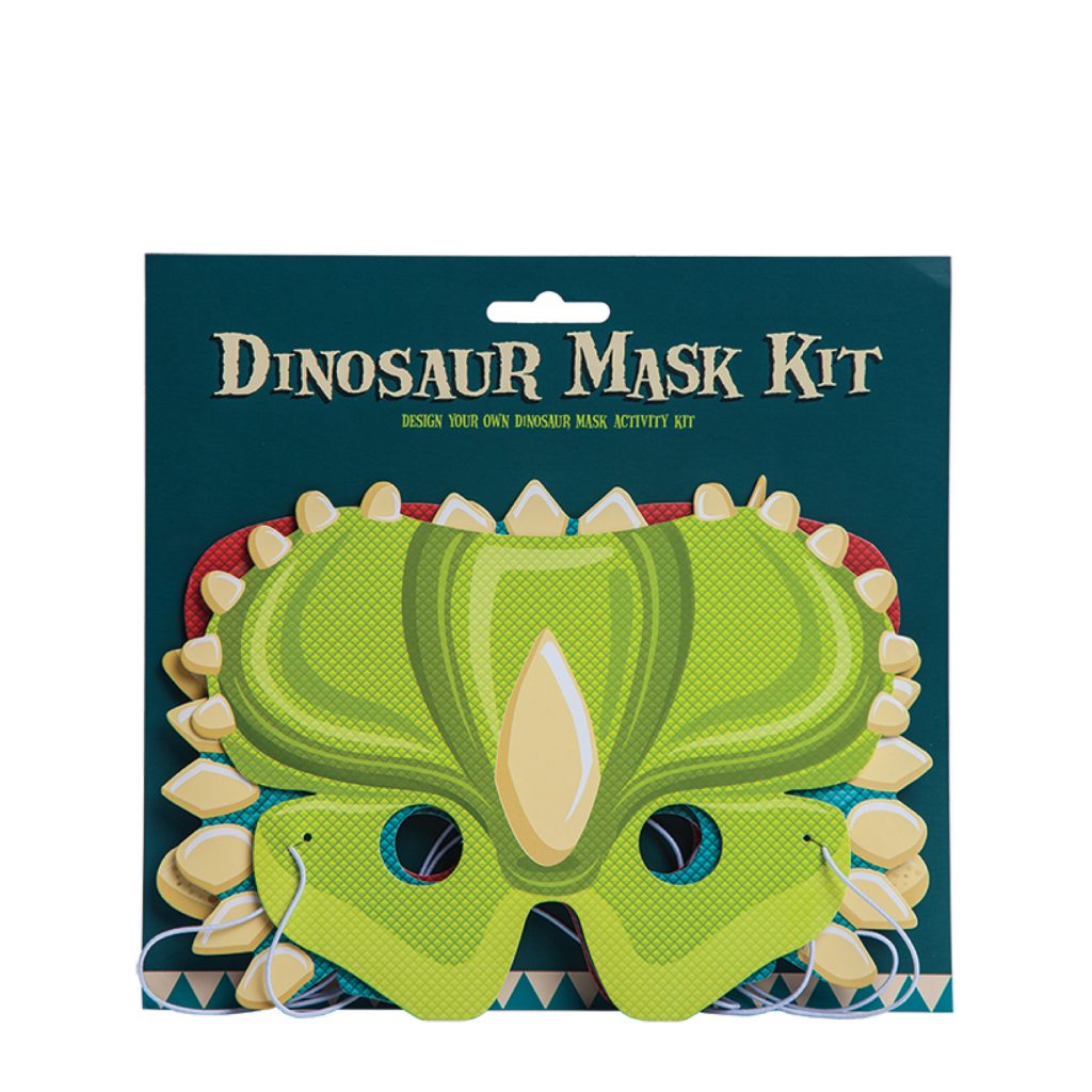 Dinosaur Masks, pack of four dinosaur masks